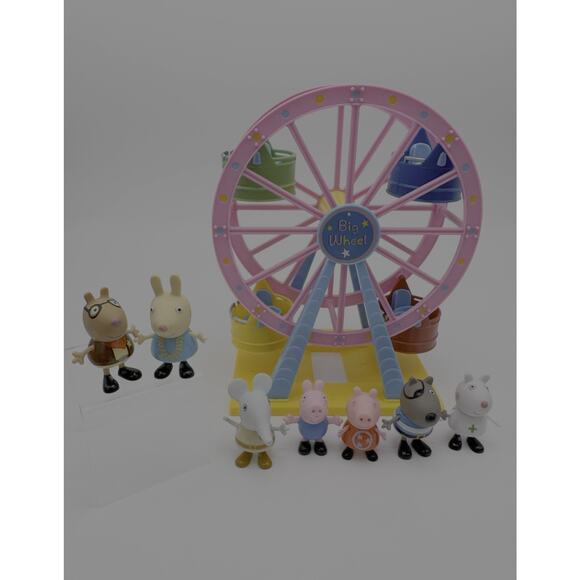 Hasbro | Toys | Peppa Pig Adventures Ferris Wheel Playset With 7 ...